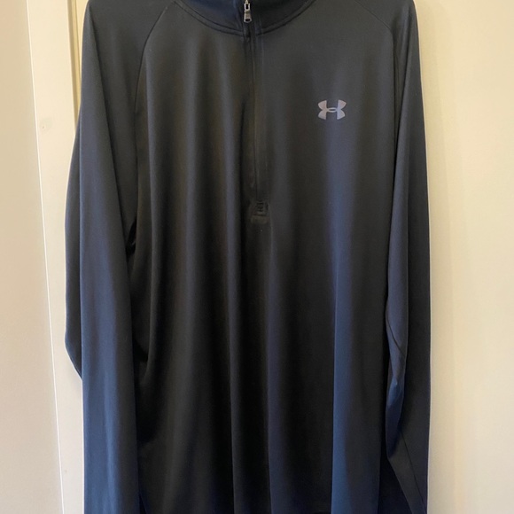 Under Armour | Shirts | Under Armour Long Sleeve Three Quarter Zip Up ...